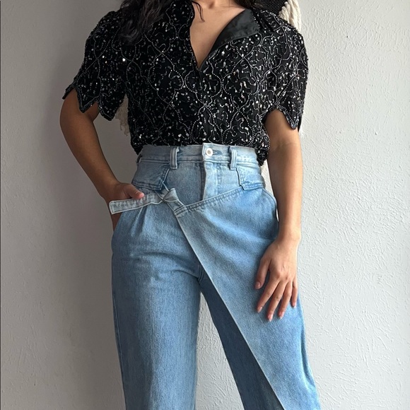 Adrianna Papell | Tops | Vintage Adrianna Papell Beaded Top | Poshmark